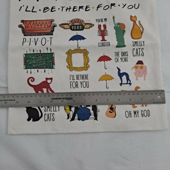 Unbranded | Bags | Friends Tv Show Sitcom Fan Canvas Tote Bag Reusable ...